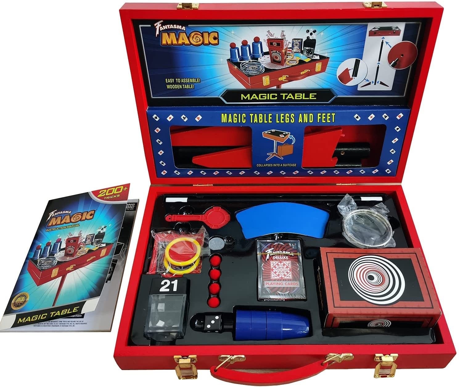 Wooden Magic Table Show 200+ Magic Tricks - Chuck's Trains & Hobby Depot