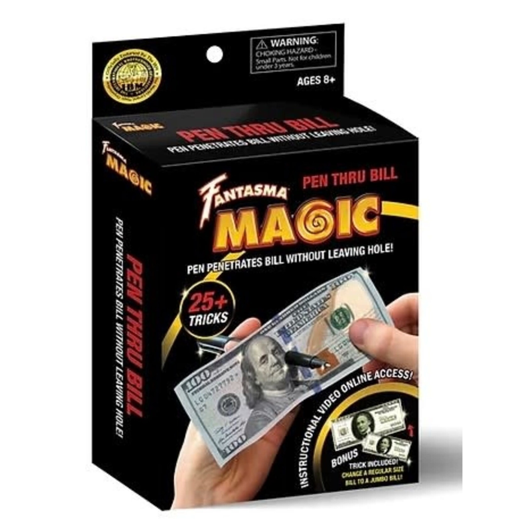 Fantasma Magic Pen through Bill - 25+ Magic Trick Set - Chuck's Trains ...