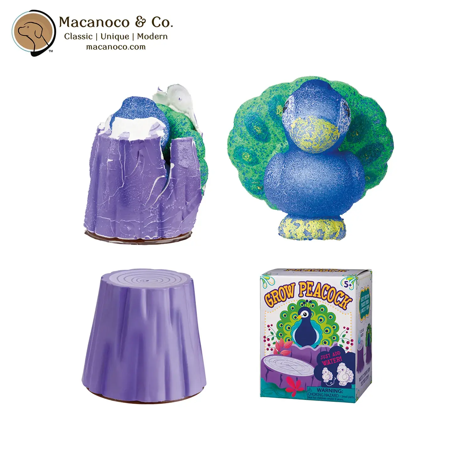 Toysmith 5658 Grow Peacock - Chuck's Trains & Hobby Depot