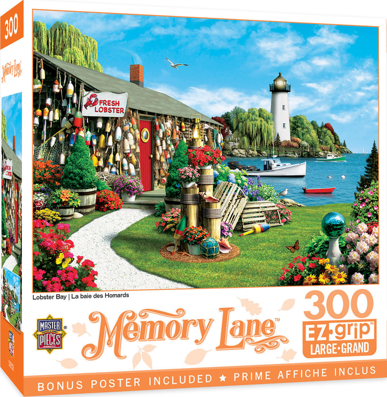 MasterPieces 31543 Lobster Bay 300pc - Chuck's Trains & Hobby Depot