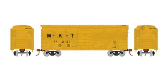Roundhouse 90284 HO 40' Single Sheathed Box MKT - Chuck's Trains ...