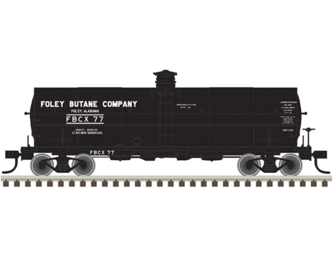 50004731 N 11,000 Gallon Tank Car, Foley Butane 88 - Chuck's Trains ...