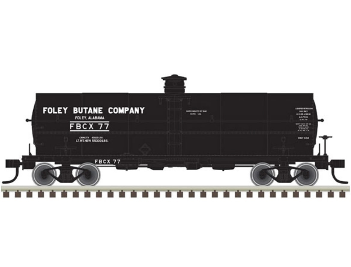 50004730 N 11,000 Gallon Tank Car, Foley Butane 77 - Chuck's Trains ...