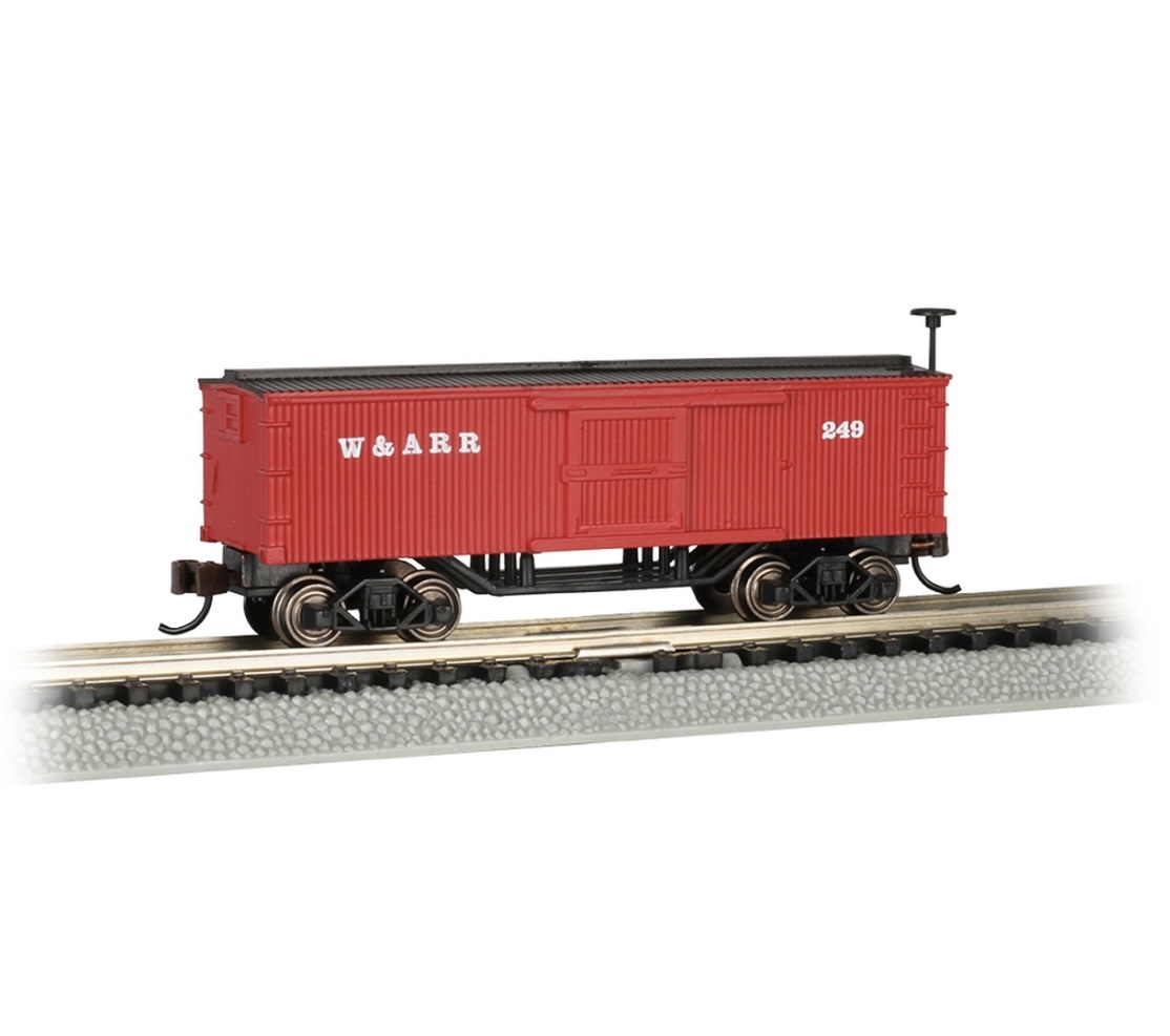 Bachmann 15654 N WA Old Time Boxcar - Chuck's Trains & Hobby Depot