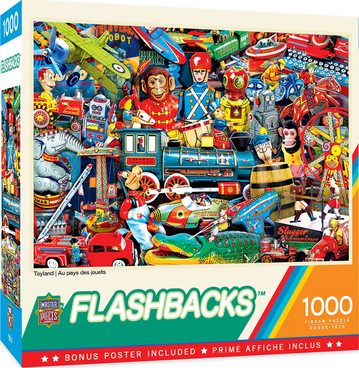 MasterPieces 71832 Toyland College Puzzle 1000pc - Chuck's Trains ...