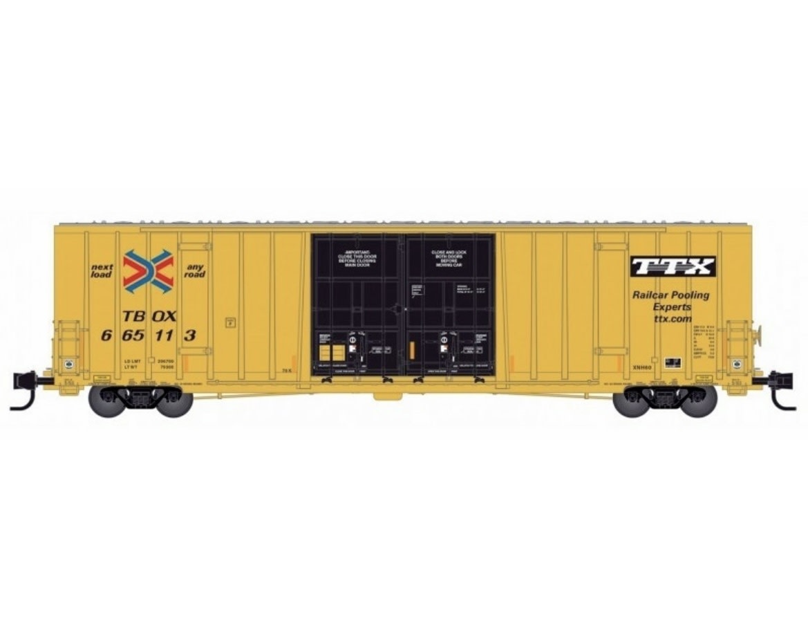 Micro Trains Line 12351011 N TTX v1 665113 - Chuck's Trains & Hobby Depot
