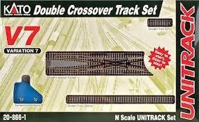 208661 N V7 Double Crossover Track Set - Chuck's Trains & Hobby Depot