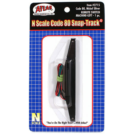 Atlas 2715 N Code 80 Remote Left-Hand Switch Machine - Chuck's Trains ...