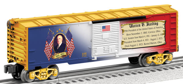 Lionel 681489 O USA Warren G. Harding Presidents Boxcar - Chuck's ...
