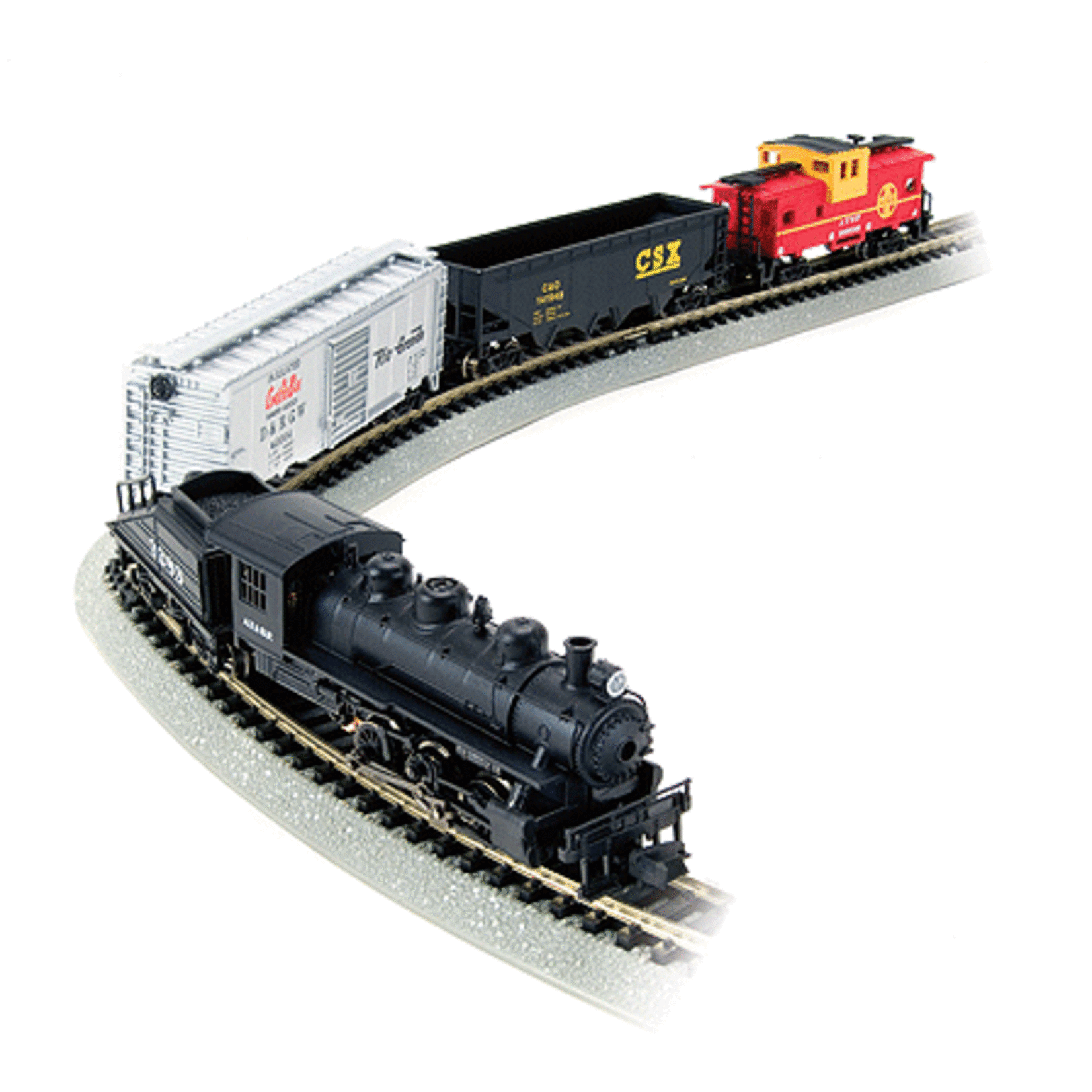 Bachmann 24014 N Yard Boss Sante Fe Steam Train Set - Chuck's Trains ...