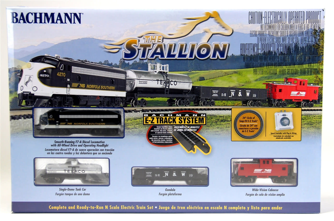 Bachmann 24025 N The Stallion Train Set - Chuck's Trains & Hobby Depot