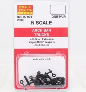 Micro Trains Line 00302001 N Arch Bar Truck - Chuck's Trains & Hobby Depot