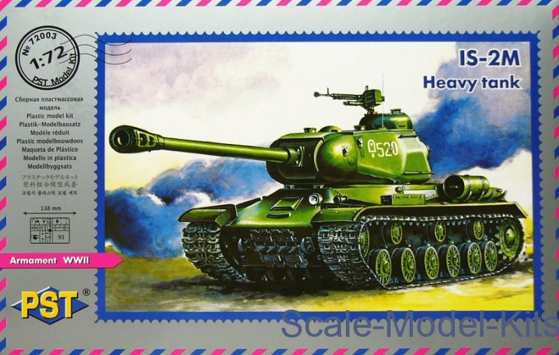PST 72003 IS-2M WWII SOVIET HEAVY TANK, 1944 1/72 - Chuck's Trains ...