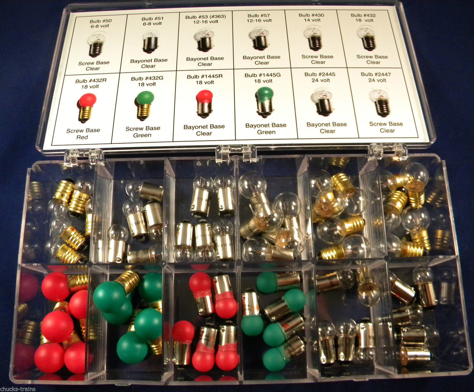 O Gauge Replacement Bulb Kit - Chuck's Trains & Hobby Depot