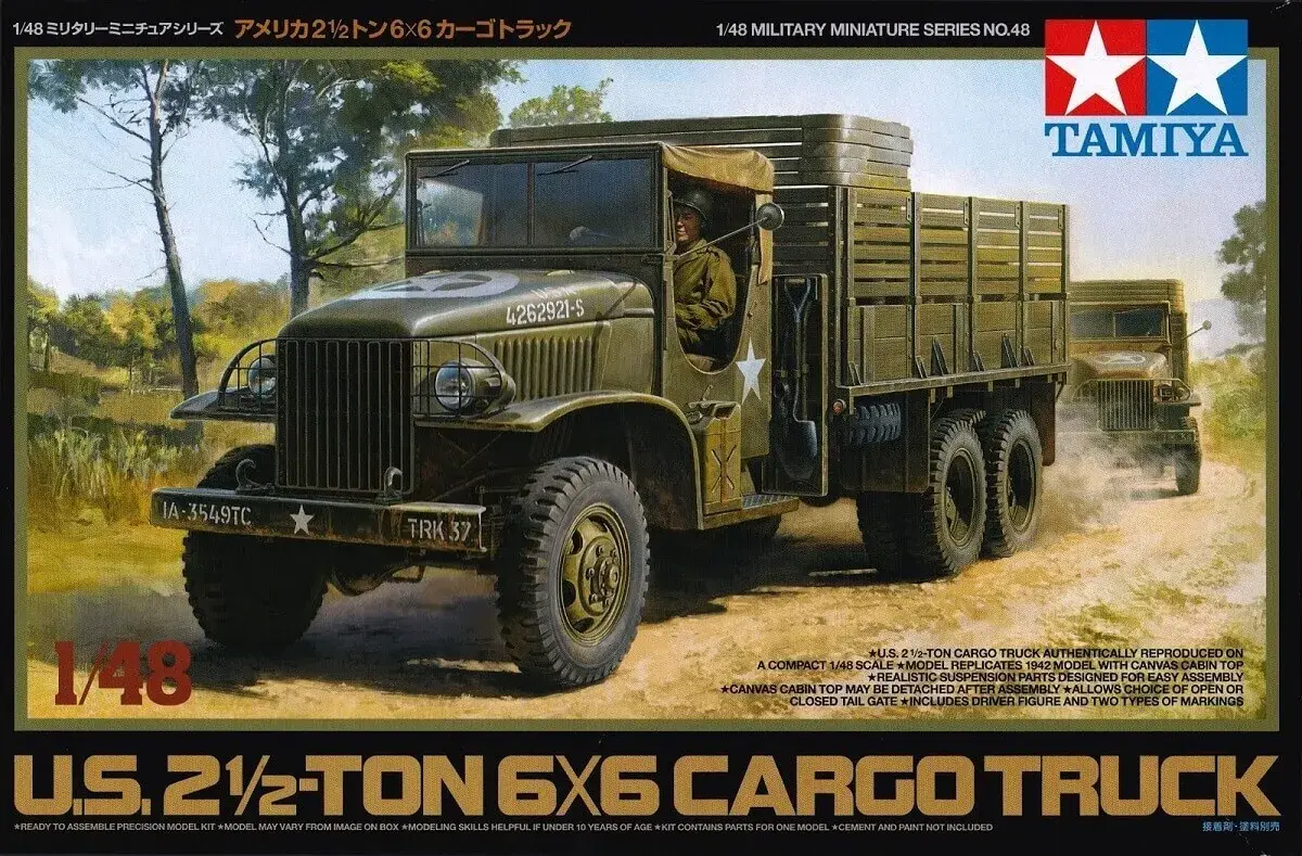 Tamiya 32548 US 2.5 Ton 6x6 Cargo Truck - 1/48 - Chuck's Trains & Hobby ...