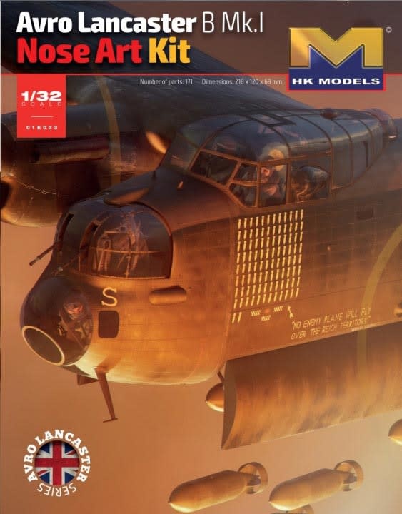 01E033 1/32 Avro Lancaster B Nose Art Kit - Chuck's Trains & Hobby Depot