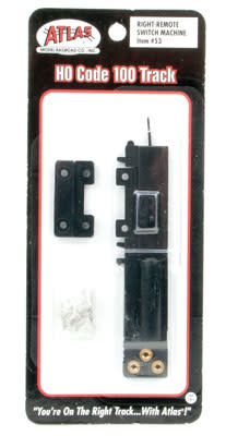 Atlas 53 HO Code 100 Right Remote Switch Machine - Chuck's Trains & Hobby Depot