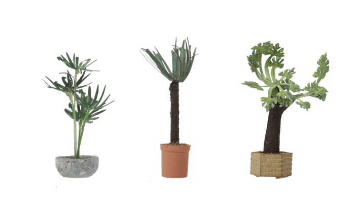 Walthers 1086 HO Tropical Plants (3) - Chuck's Trains & Hobby Depot