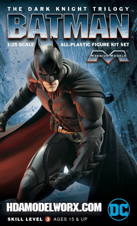 Moebius 937 1:25 Dark Knight Batman - Chuck's Trains & Hobby Depot