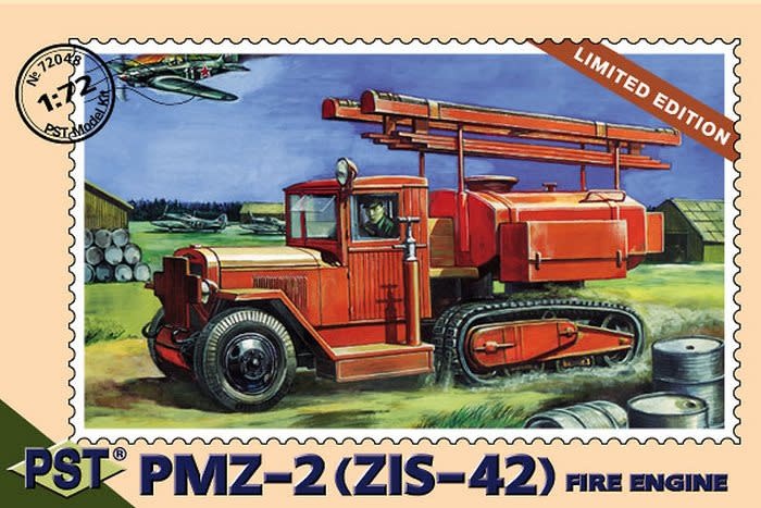 PST 72048 PMZ-2(ZIS-42) Fire Engine 1:72 - Chuck's Trains & Hobby Depot
