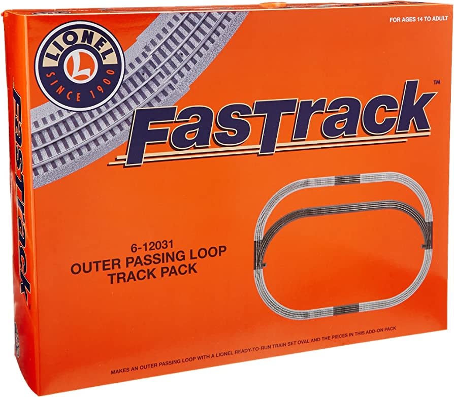 Lionel 612031 O FasTrack Outer Passing Loop Add On Pack - Chuck's ...