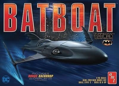 AMT 1025 AMT Batman Batboat 1:25 Scale Model Kit - Chuck's Trains ...