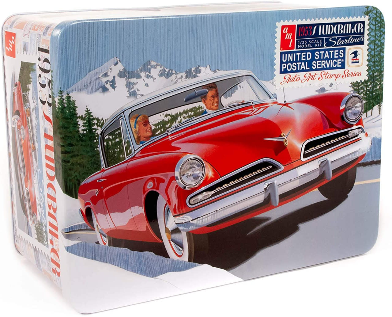 AMT 1251 1953 Studebaker Starliner - USPS with Collectible Tin - Chuck ...