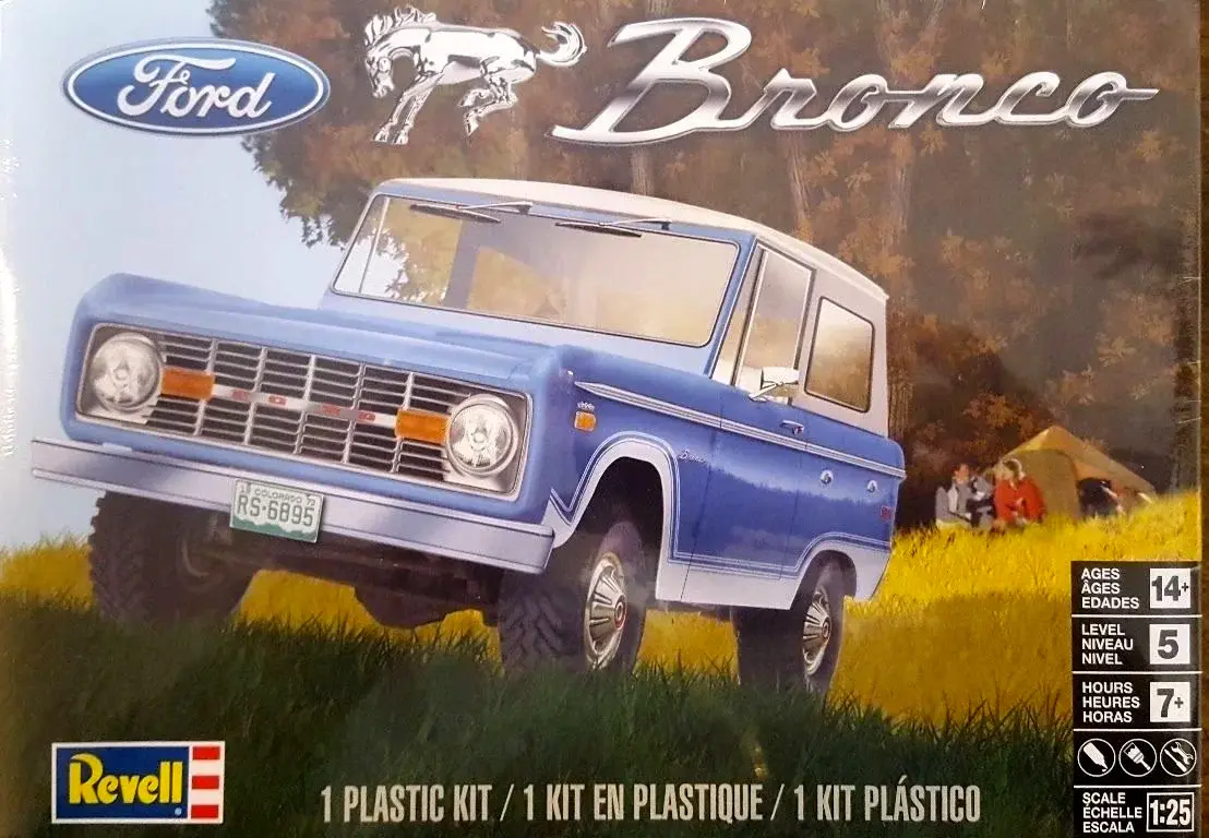 Revell 854320 1/25 Ford Bronco Plastic Model Kit - Chuck's Trains ...