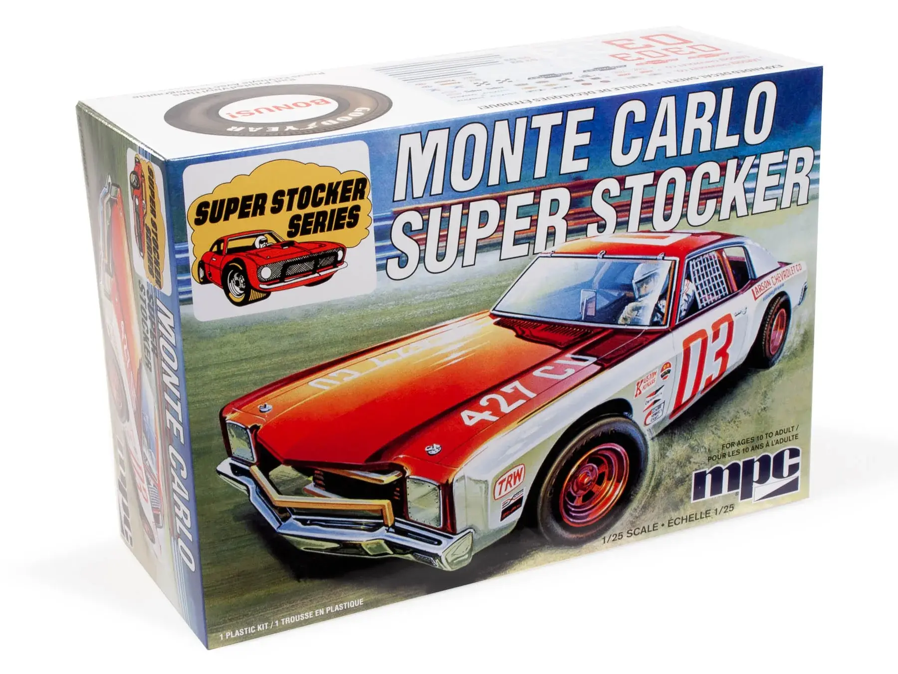 MPC 962 1971 Chev Monte Carlo Super Stocker - Chuck's Trains & Hobby Depot
