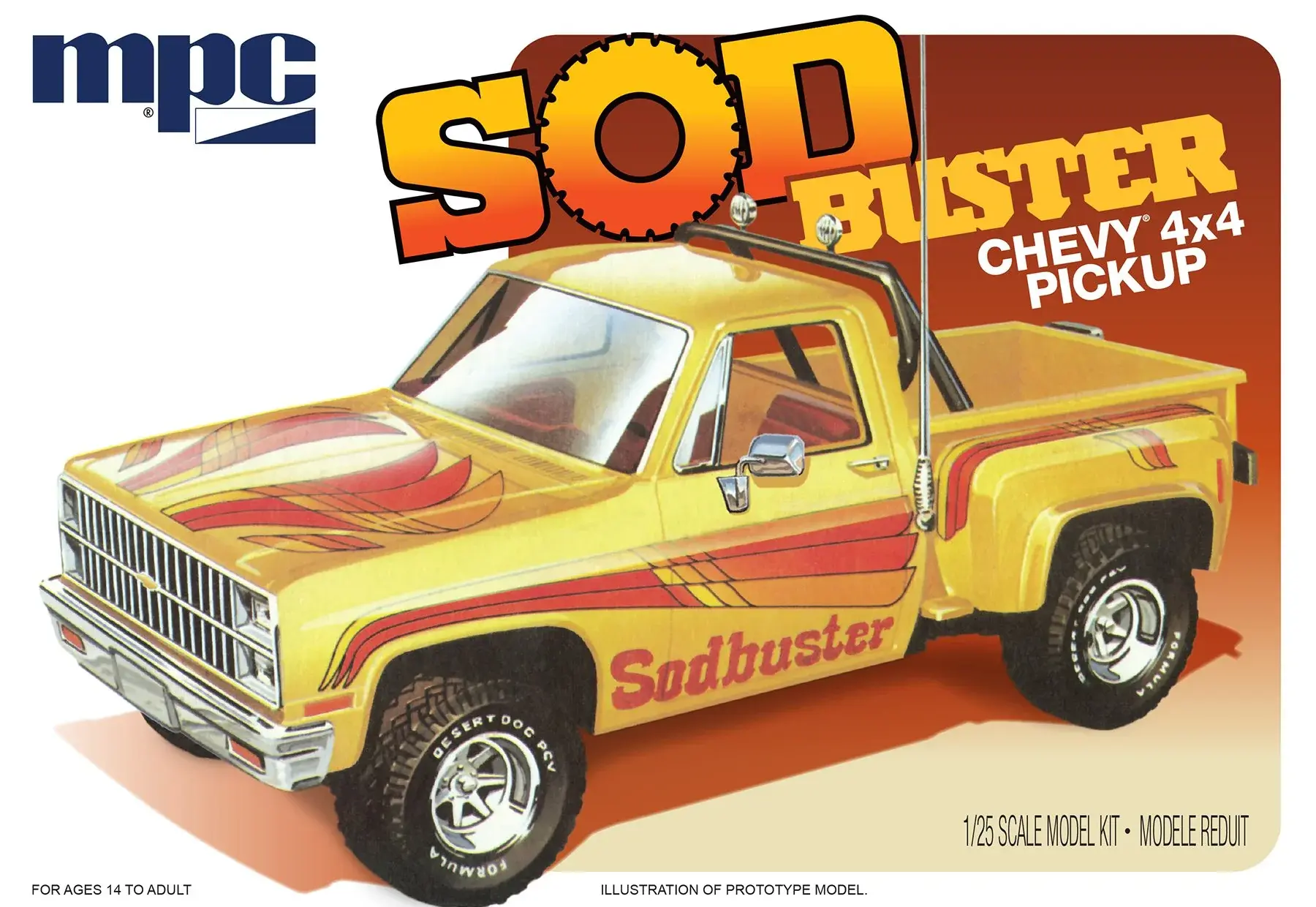 MPC 972 1981 Sod Buster Chev Stepside Pickup - Chuck's Trains & Hobby Depot