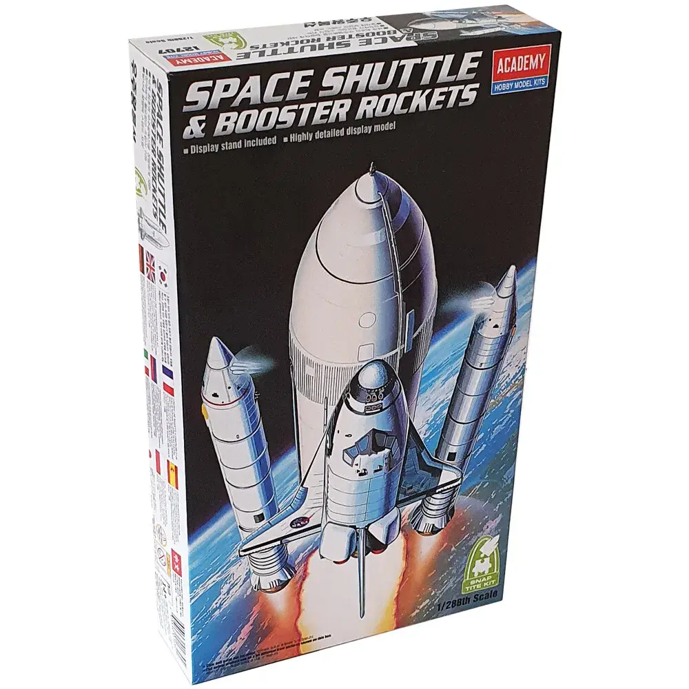 Academy 12707 Space Shuttle with Boosters 1:288 - Chuck's Trains ...