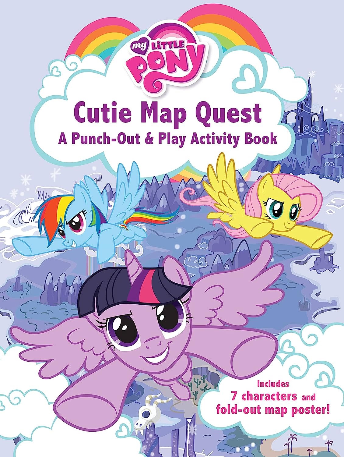 Hasbro My Little Pony Cutie Map Quest Activity Book - Chuck's Trains ...
