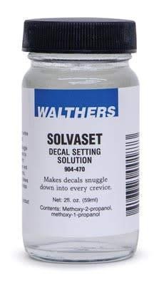 Walthers 904470 Solvaset Decal Setting Solution (2 Ounce Bottle ...