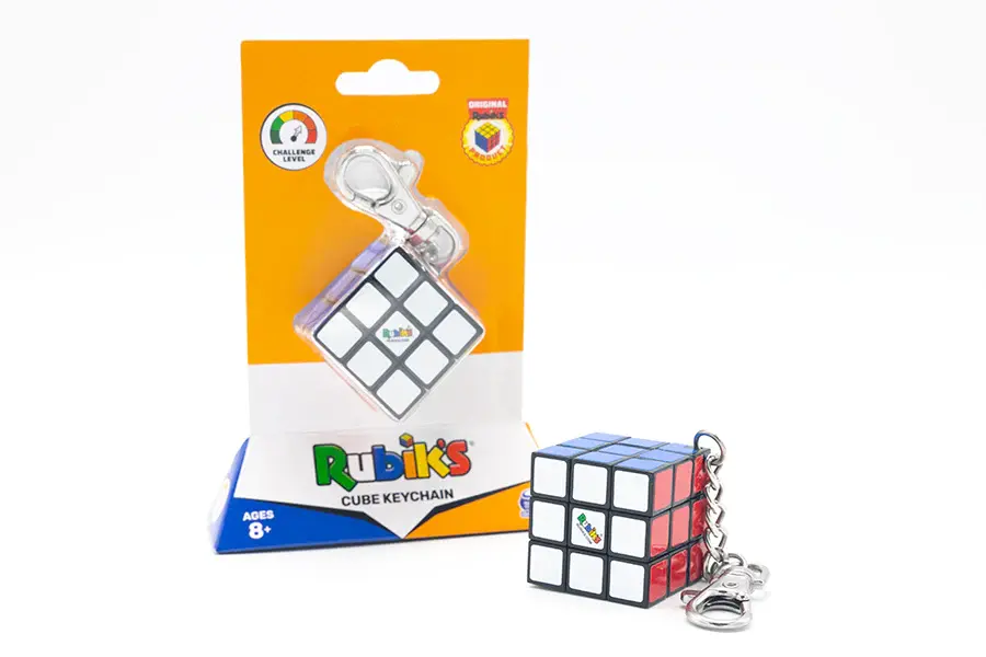 Spin Master Rubik's Cube Keychain - Chuck's Trains & Hobby Depot