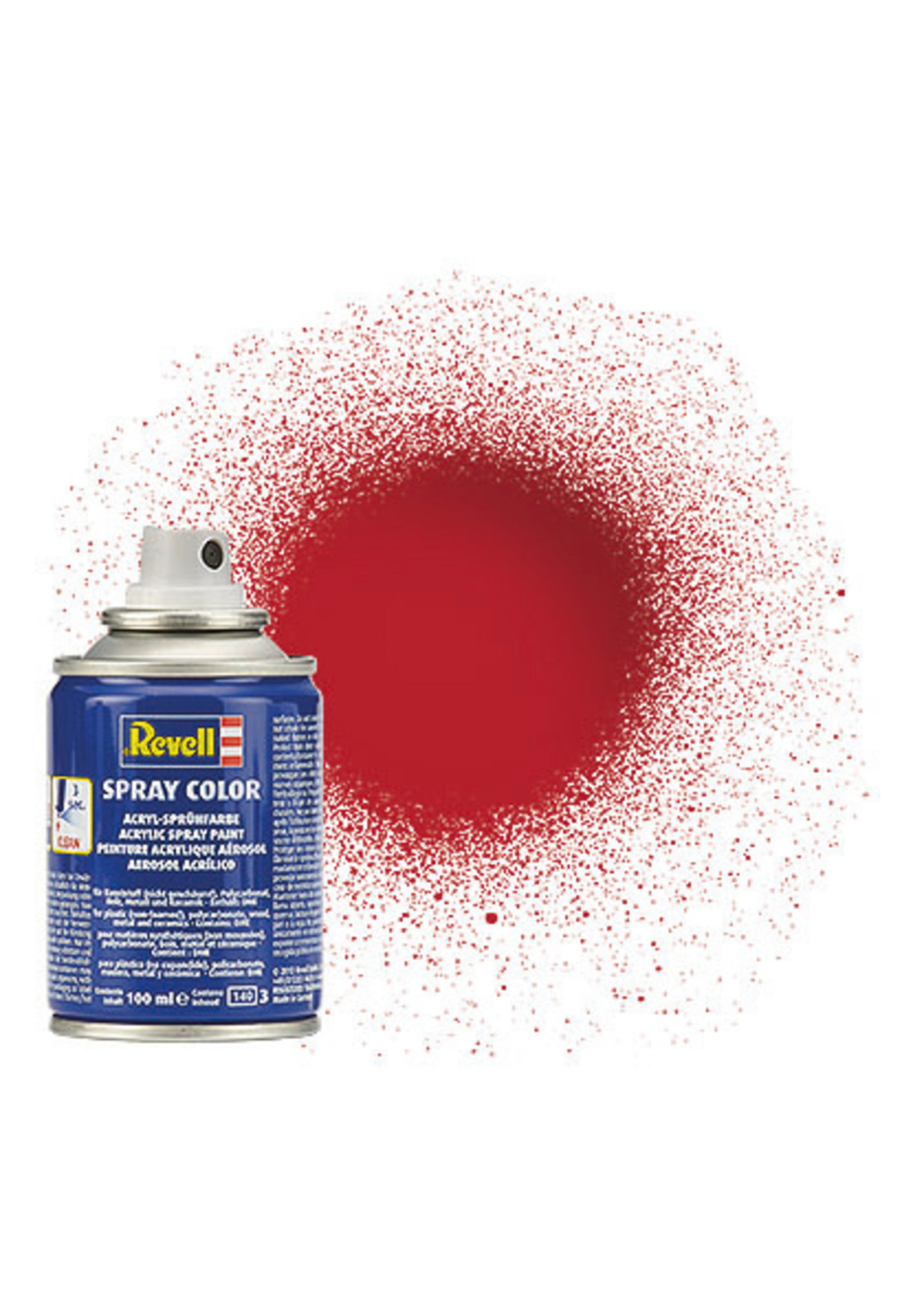Revell 34134 Italian Red Gloss Acrylic Spray 100ml - Chuck's Trains ...