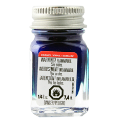 Testors 1539 Blue Metal Flake Enamel Paint 1/4 oz by Testors - Chuck's ...