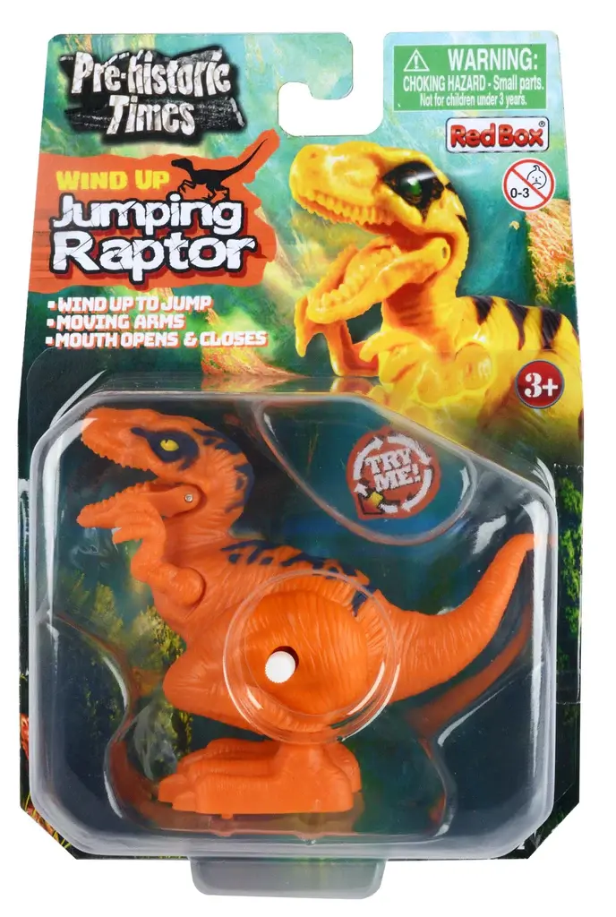 WOW Toyz Wind Up Jumping Raptor - Chuck's Trains & Hobby Depot