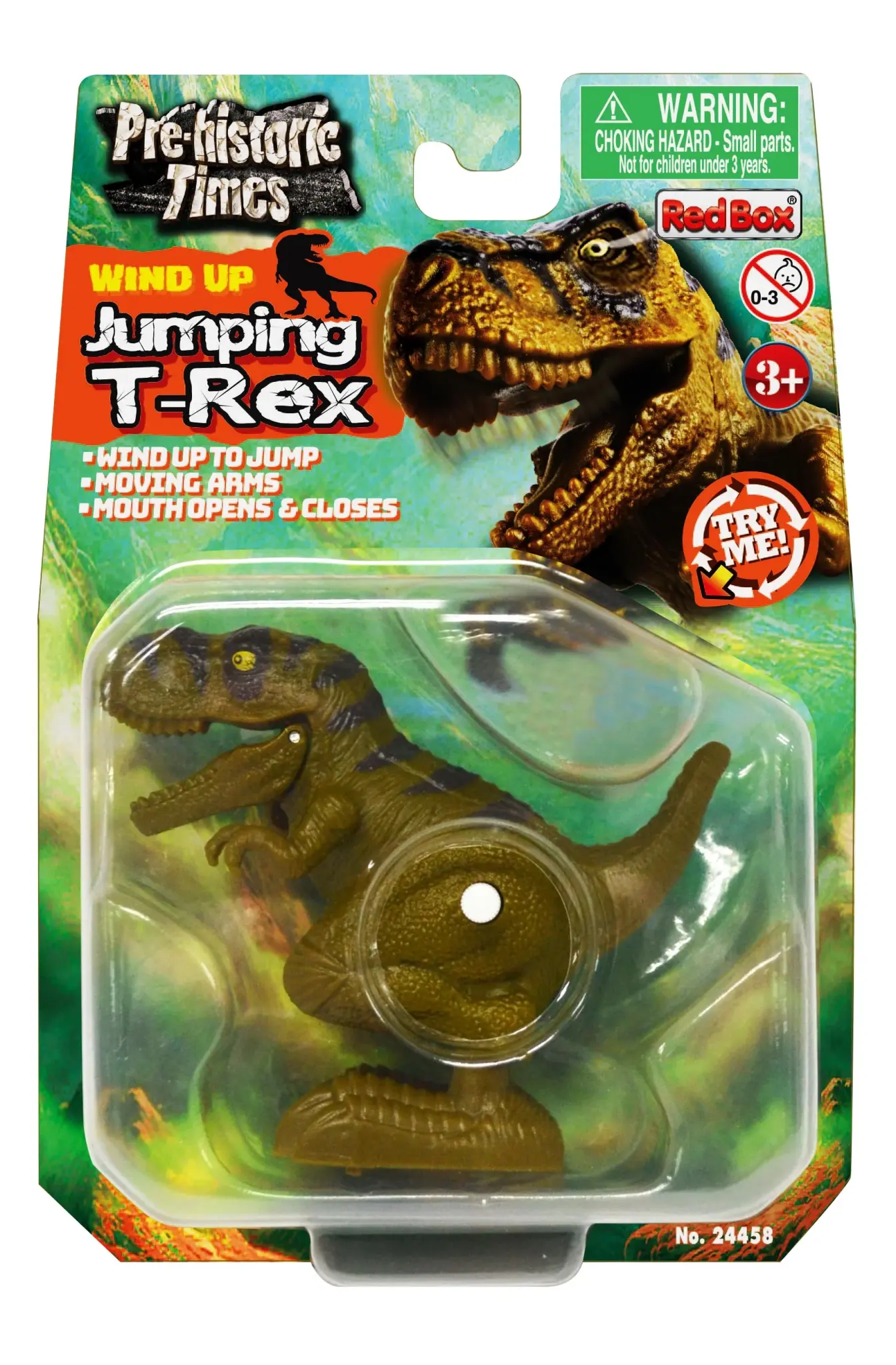 WOW Toyz Wind-Up Jumping T-Rex - Chuck's Trains & Hobby Depot