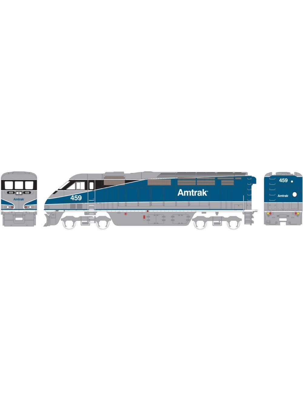 Athearn 15254 N F59PHI Amtrak 459 - Chuck's Trains & Hobby Depot