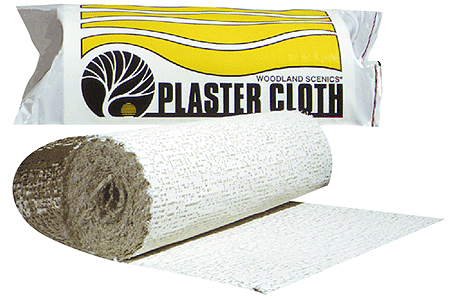 Woodland Scenics 1203 Plaster Cloth 8" x 15" - Chuck's Trains & Hobby Depot