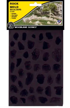 Woodland Scenics 1232 Rock Mold, Boulders - Chuck's Trains & Hobby Depot