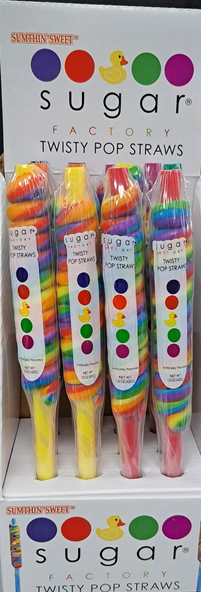 Sugar Factory Twisty Pop Straws - Chuck's Trains & Hobby Depot