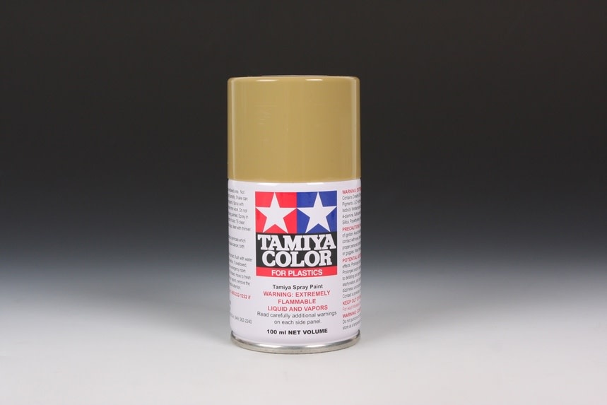 Tamiya 85003 TS3 Dark Yellow Spray Paint - Chuck's Trains & Hobby Depot