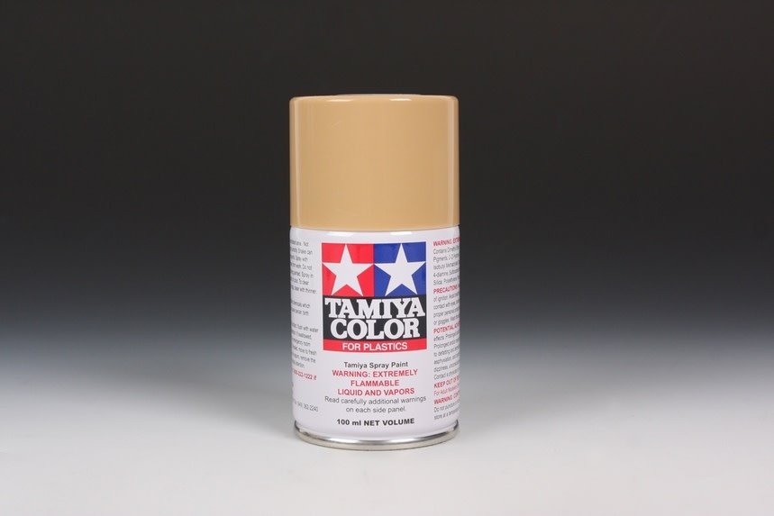 Tamiya TS46 Light Sand Spray Paint - Chuck's Trains & Hobby Depot
