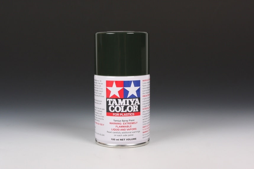 Tamiya 85002 TS2 Dark Green Spray Paint - Chuck's Trains & Hobby Depot