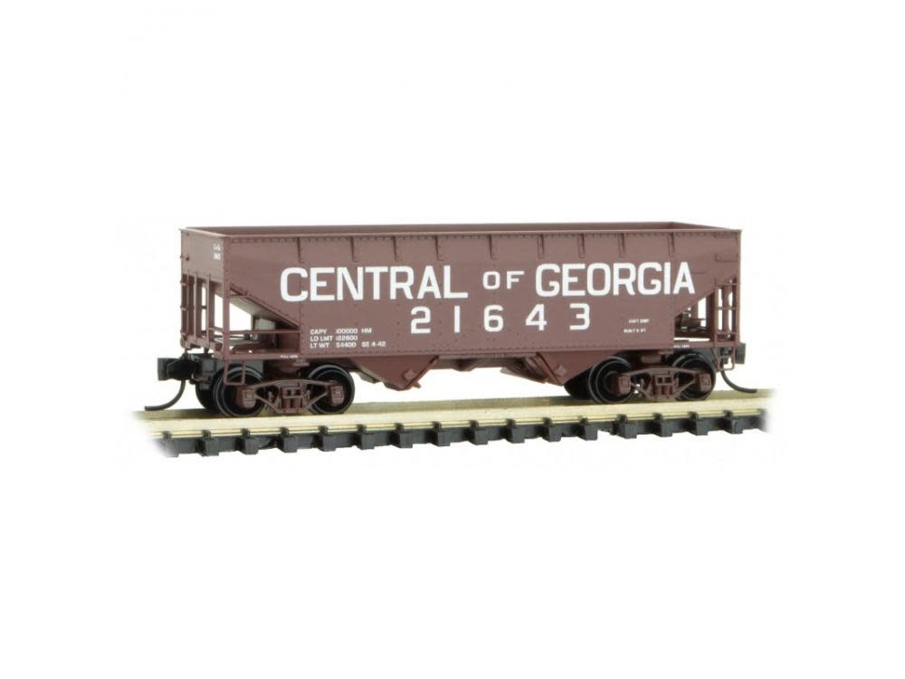 05500570 N Open Hopper, 2-Bay, Offset Side - Central of Georgia - Chuck ...