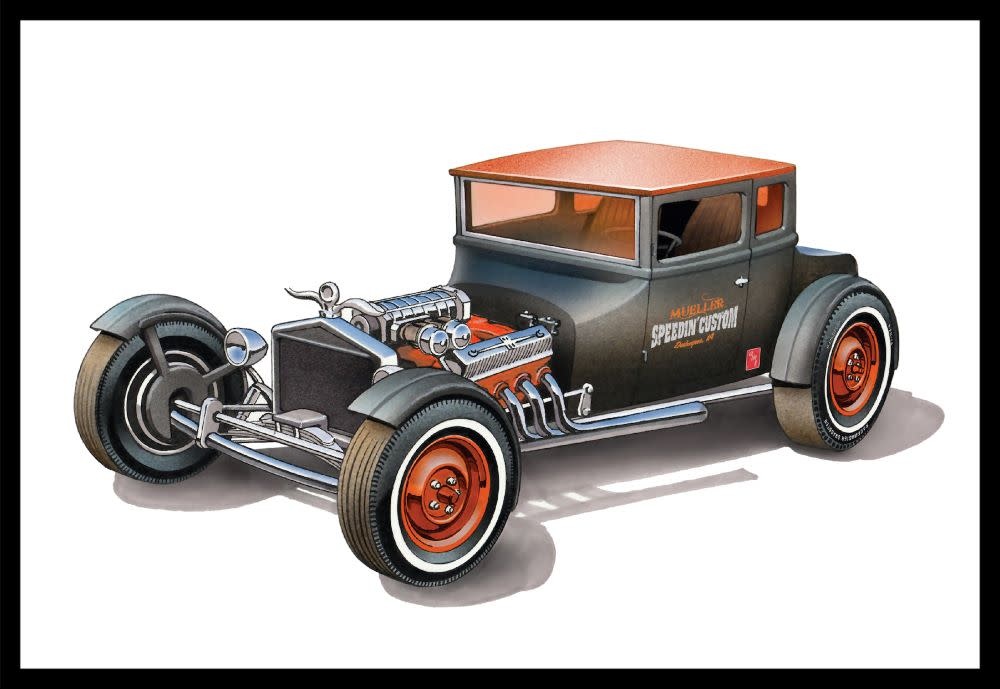 1167 1/25 1925 Ford Model T Chopped Coupe Customizing Car - 2 Kits ...