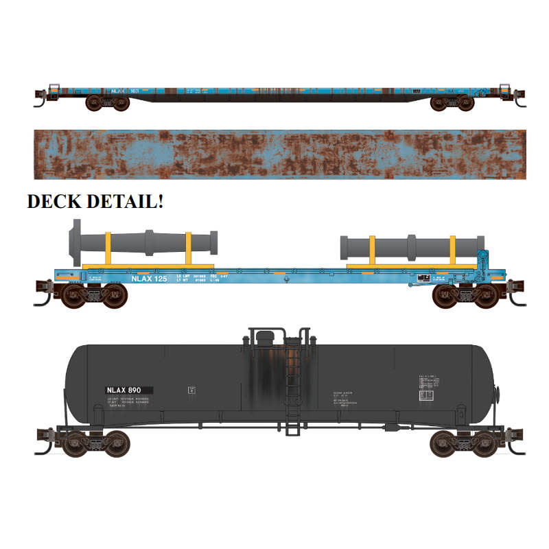 Micro Trains Line 99302020 N NASA Weathered 3-pack - Chuck's Trains ...