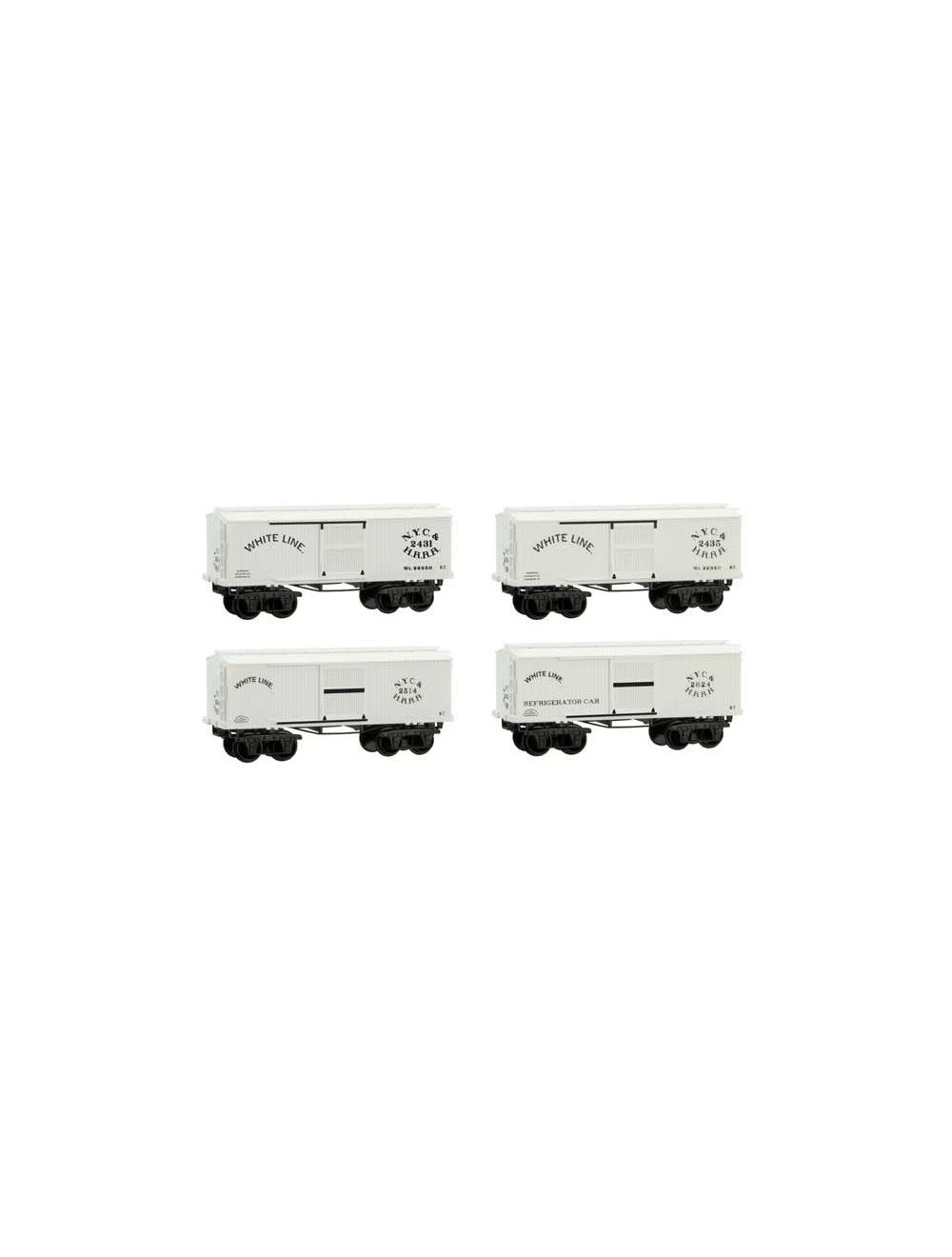 Micro Trains Line 99301740 N Scale CWE White Line 4-Pack - Chuck's ...