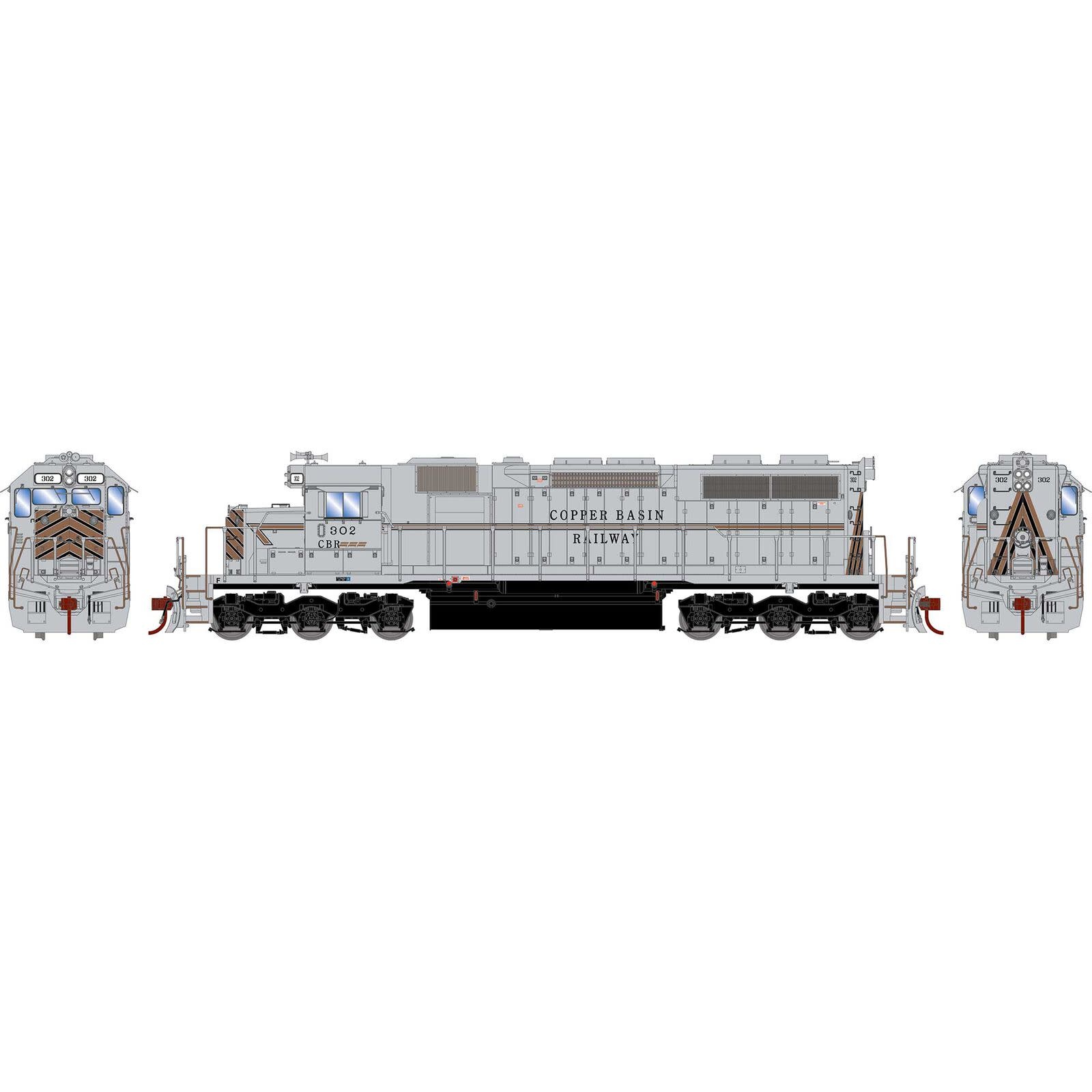 71588 HO RTR SD39 w/DCC & Sound, CBRY 302 - Chuck's Trains & Hobby Depot